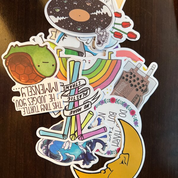 75 Cute Mixed Colors Sticker Lot Book Fun Pack Laptop Car Decals - Etsy