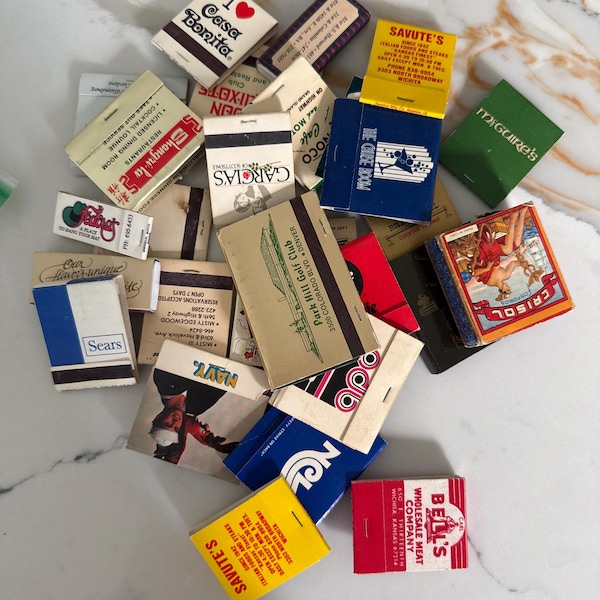 Vintage Matchbooks (lots of 16) - Etsy