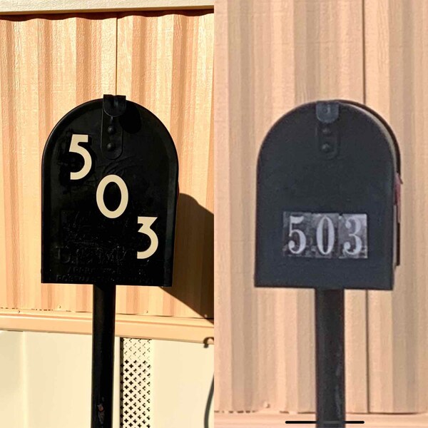 2 Inch Art Deco House or Mailbox Post Numbers Letters - Etsy