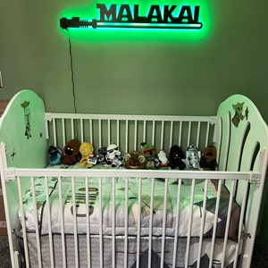 Yoshi Led Sign Wall Art Decor Glow in the Dark Wall Art Kids Room Decor ...