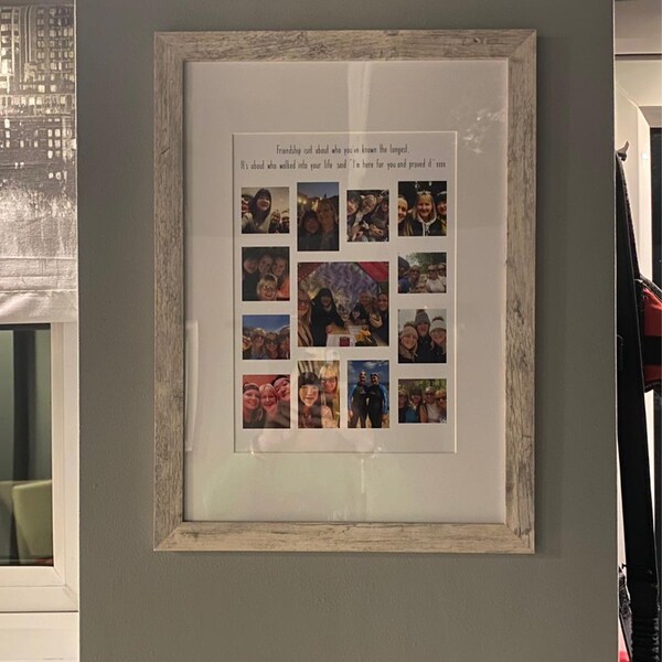 Personalised 13 Photo Collage (frame Not Included) - Etsy