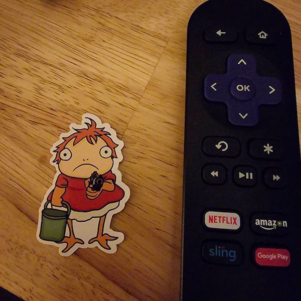 Sanrio Inspired Cute Yellow White Dog Bunny Cat Emo Cringe Sticker Cute ...