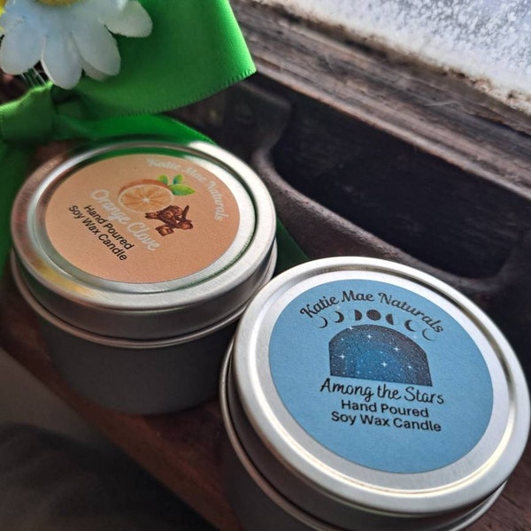 Scent Sample Mini Candle: Soy Wax Travel Candle (2 Oz) - Etsy