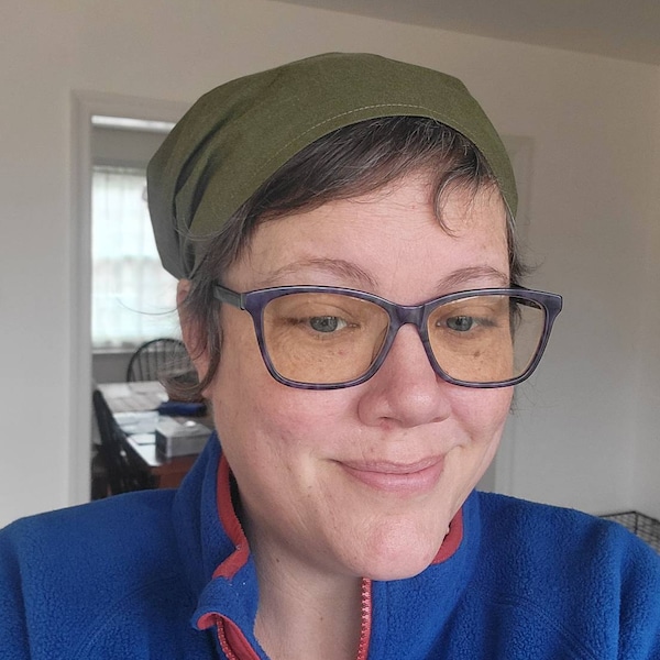 Cotton Hair Scarf: Solid Color Head Band, Chef Scarf - Etsy