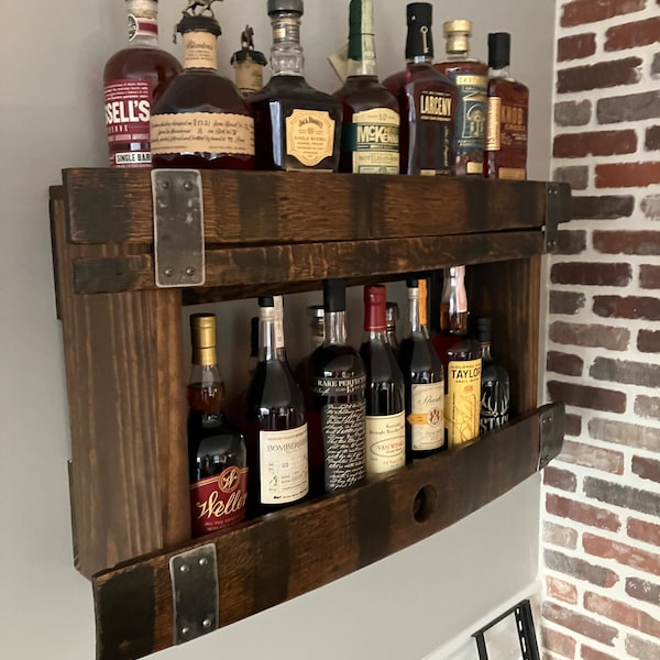 Bourbon Barrel Stave Bar - Etsy