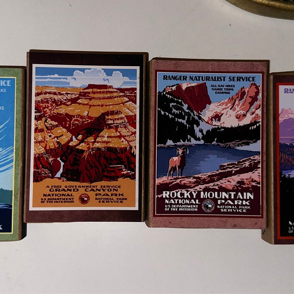 Large Matchboxes | Handmade in Oregon | Choose 2+ & Save! | Vintage ...