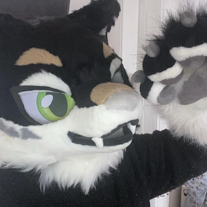 Fursuit Head Head Only,furry Cosplay,fantasy Creatures, Dog Fursuit ...