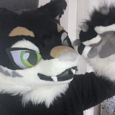 Fursuit Head Only Head, Furry Cosplay, Realistic Fursuit Head, Tree ...