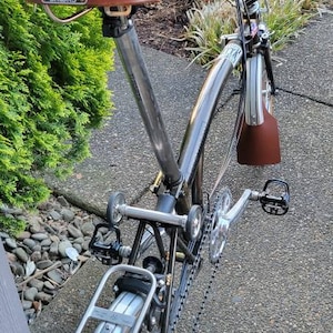 Leather Mini Carry Handle for BROMPTON Handgrip Bike Bicycle Frame ...