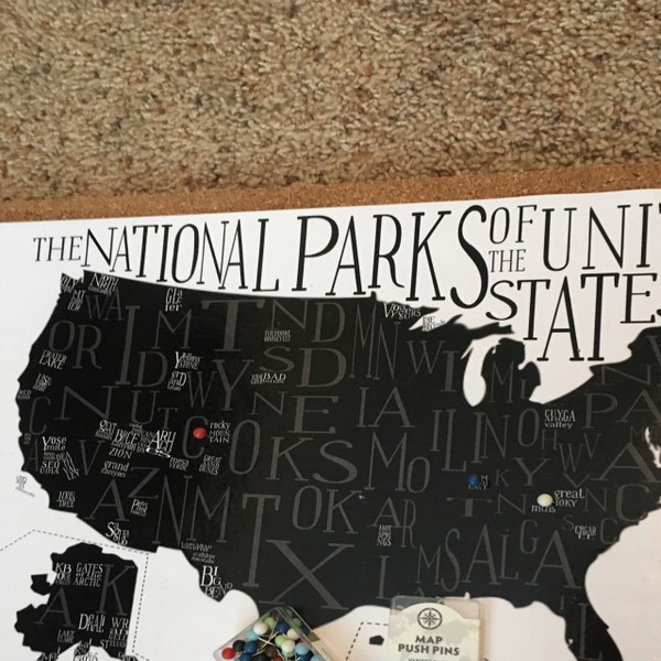 Map Push Pins: Variety Pack - Matte Finish - Etsy