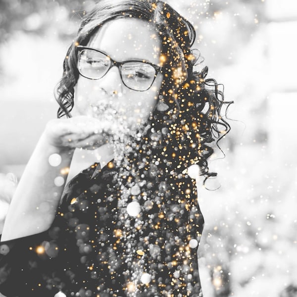 Bokeh Overlay for Photoshop Editing Sparkle Overlays Light Bokeh ...