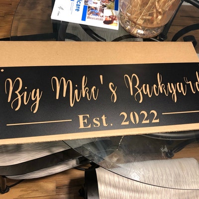 Custom Metal Sign, Personalized Metal Sign, Metal Signs Personalized ...