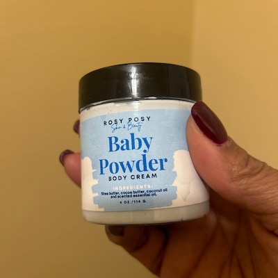 Baby Powder Bundle Baby Powder Body Cream 4 Oz., & Baby Powder Scented ...