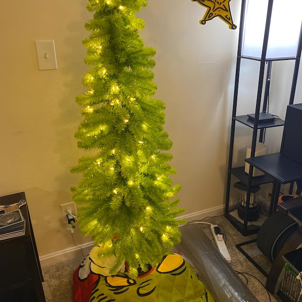 3D Printed Grinch Star Christmas Tree Topper - the Original - Etsy