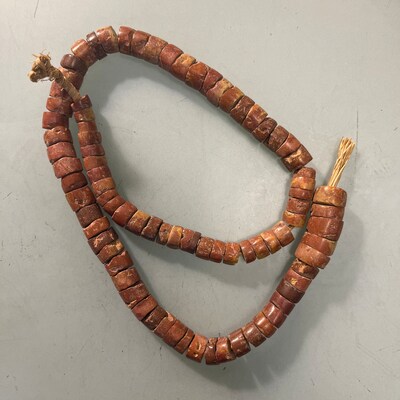 10 Mm. African Vulcanite Vinyl Disc Beads Strand 14 - Etsy