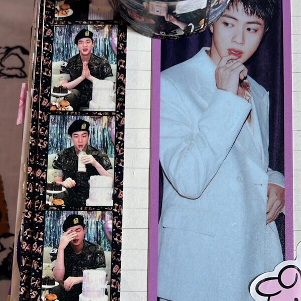 BTS Washi Tape Jin Jindependence Day Edition – Decorative Korean Pop ...