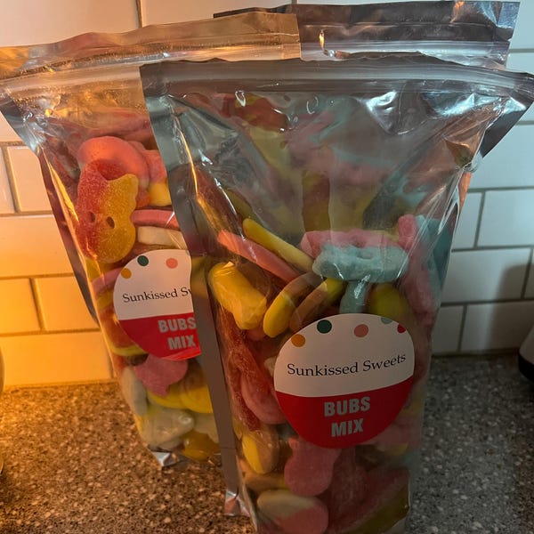 500 Kg Dazzling BLUE Mix Sweet Bubs Swedish Candy Assorted Mix, SHIPS ...