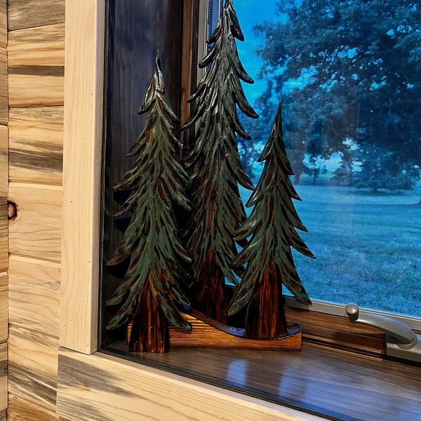 Tall Pines Tree Set - Etsy