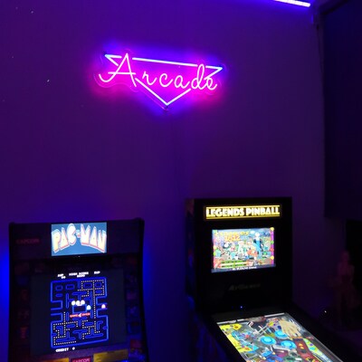Arcade Neon Sign, Custom Neon Sign, Neon Sign Bedroom, LED Neon Light ...