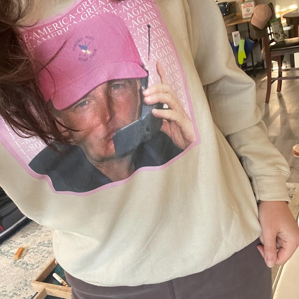 Second Amendment Sweatshirt for Women, Pink Firearm Back Design Sweater ...