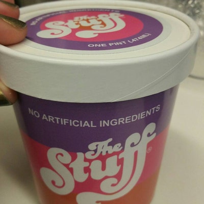 The Stuff Movie Replica Prop Tub RARE - Etsy
