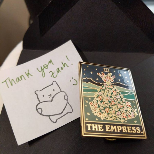 Midsommar May Queen Tarot Hard Enamel Pin! | the Empress Tarot Pin - Etsy