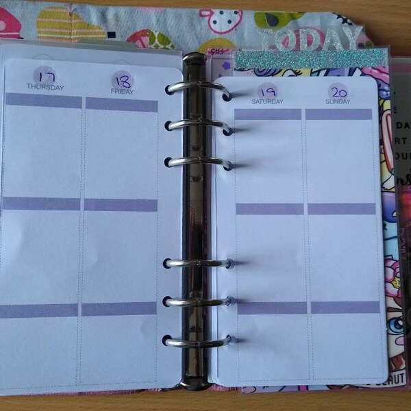 Planner Kit Cute Kawaii Printable Personal Planner Weekly Planner ...