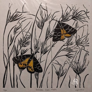 Wombat Linocut Print / Australian Animal / Black and White / Australian ...