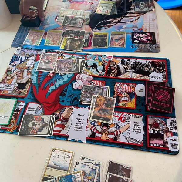 OP Playmat Boa Hancock Blue Mat Zones Stitched Edges Anime Design ...