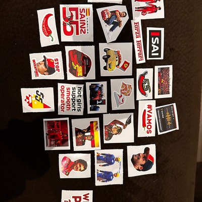 RUS George Russell Sticker Pack 22 Types Durable and Reusable F1 ...