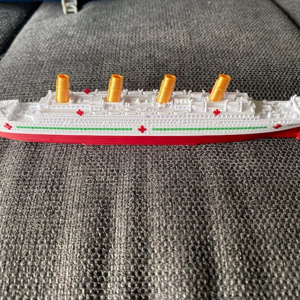 12” HMHS Britannic Model, Britannic Toy, Titanic Toy, Titanic Toys, RMS ...
