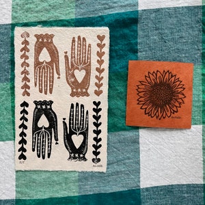 Crab Party Linocut Block Print Crustacean Ocean Life - Etsy