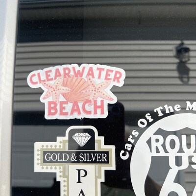 Clearwater Beach Decal for Laptop Souvenir Sticker From - Etsy