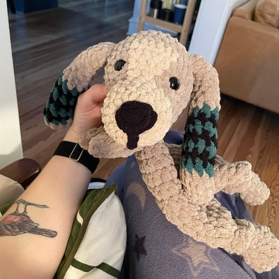 Hunley Hound Teacup Pup Pattern Knotted Dog Lovey - Etsy