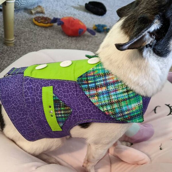 Dapper Dog Vest Sewing Pattern 1731 - Dog and Cat Clothes Patterns ...