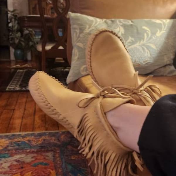 Handmade Moccasins | Indigenous Maker | Moccasins | Moccasin Boots ...