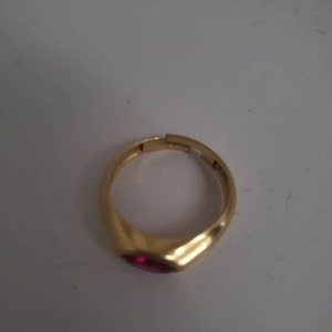 Irregular Wave Ring 18K Gold Plated Dome Ring, 925 Sterling Silver Filled in Gold, Silver and ...