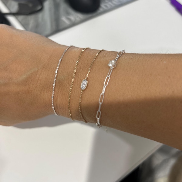 14K Solid Gold Sparkle Dainty Star Stud Earrings, - Etsy