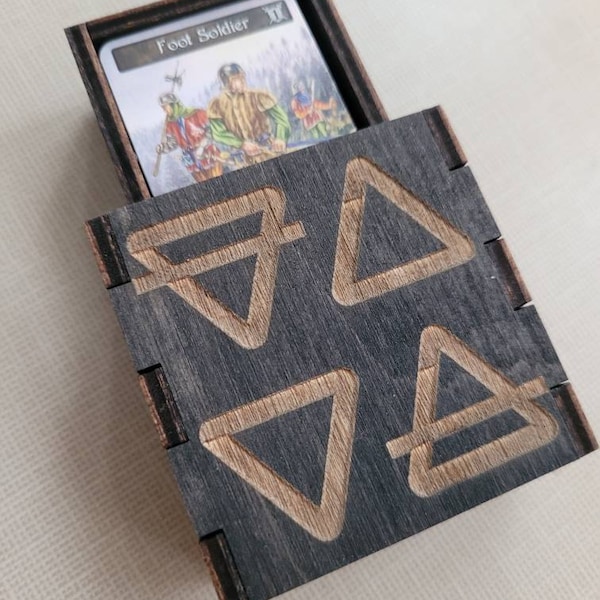 Grimoire/book Deck Box - Etsy