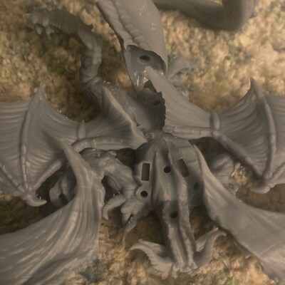 Bahamut Gargantuan Dragon Miniature metallic Mammoth Factory D&D 5e ...