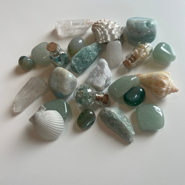 Beach Crystal Mystery Scoop | Sea Shell Specimen Mix | Mermaid ...