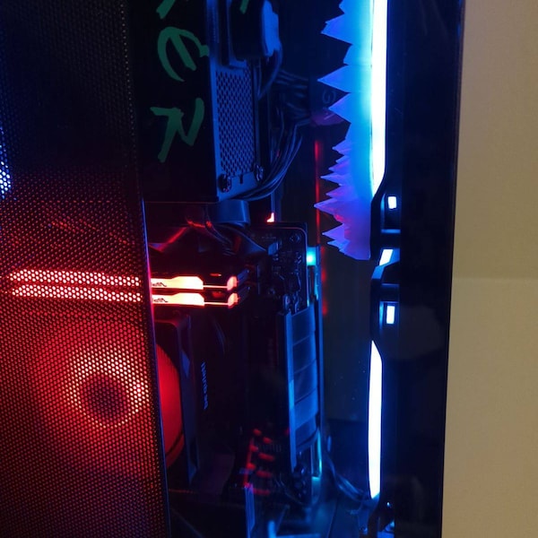 Permafrost PC Fan Shroud by Famo3d, Ice Fan Shroud, 120mm & 140mm Fan ...