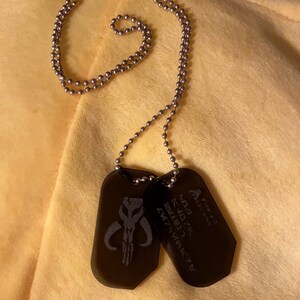 Star Wars-inspired Dog Tags Customized in Aurebesh - Etsy