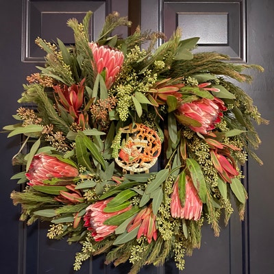 Fresh Seeded Eucalyptus Magnolia Garland, Real Greenery Garland ...
