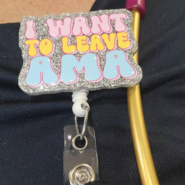 Stool Sample Badge Reel, Funny Medical Badge Reel, ID Holder, Badge ...