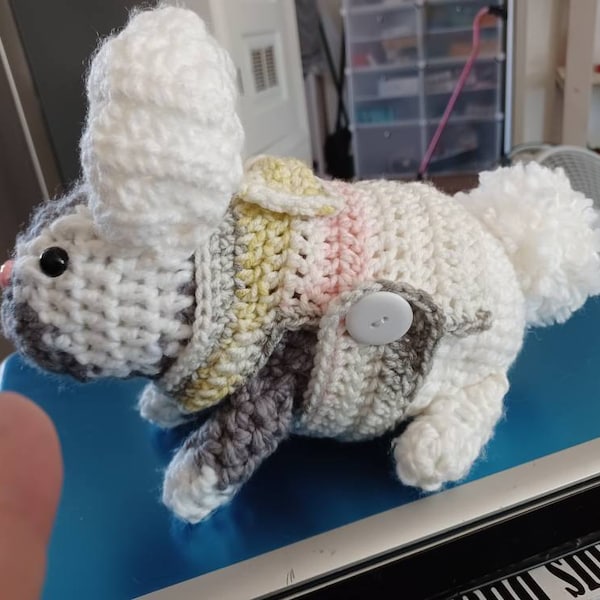 Crochet Pattern Rabbit Sweater, Rabbit Clothes Pattern - Etsy