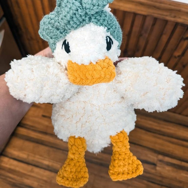 Baby Della Duck | Crochet Duck | Crochet Snuggler | Duck Snuggler ...