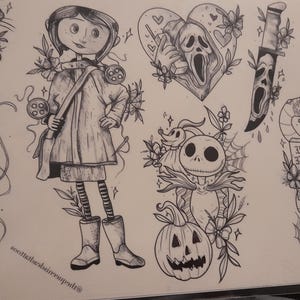 Cute Flash Temporary Tattoos Designs / Large A4 Sheet ...