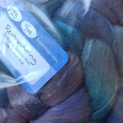 Flax Tow Combed Top 4 Oz - Etsy