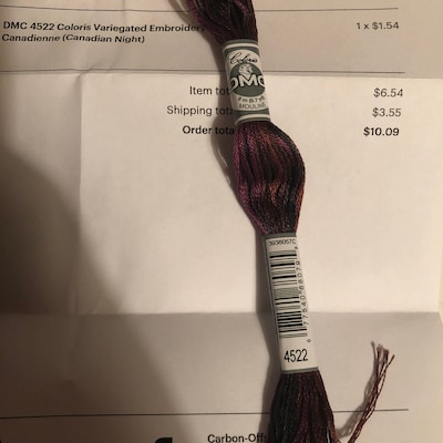 DMC 4522 Coloris Variegated Embroidery Floss Canadian Night - Etsy